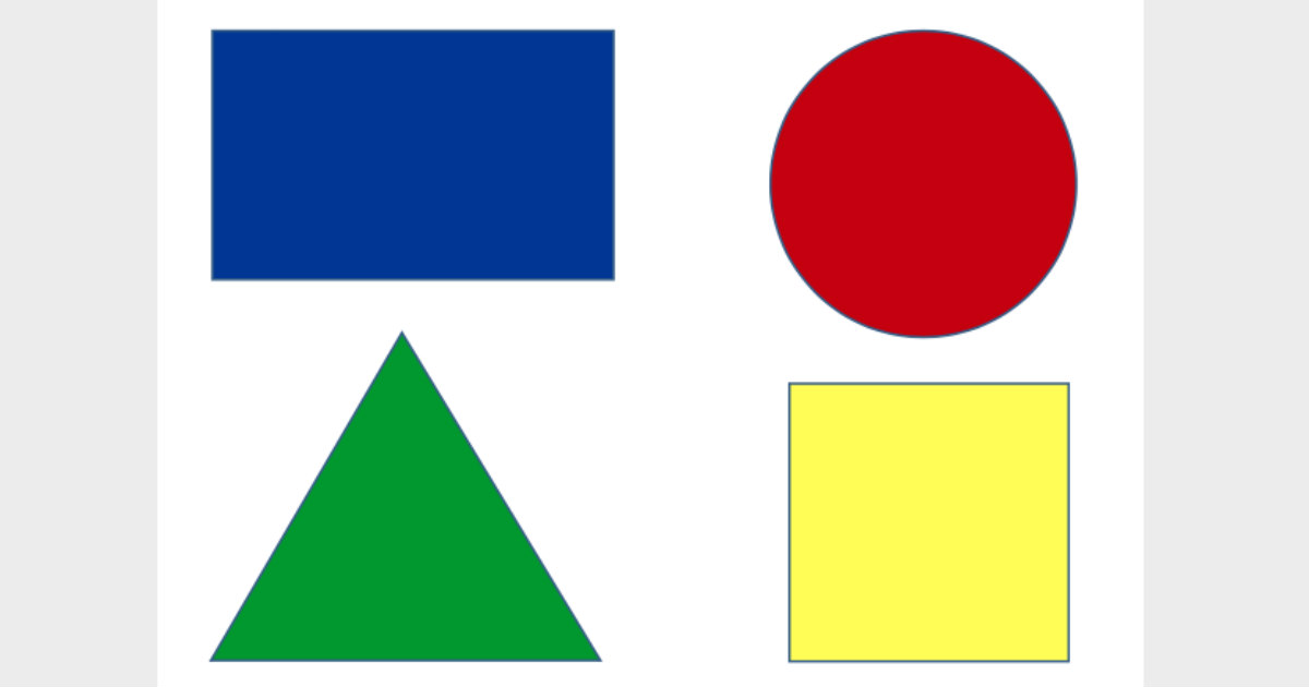 Get In Shape For The New Year: 4 Colors, 4 Shapes, 4 Goals ...
